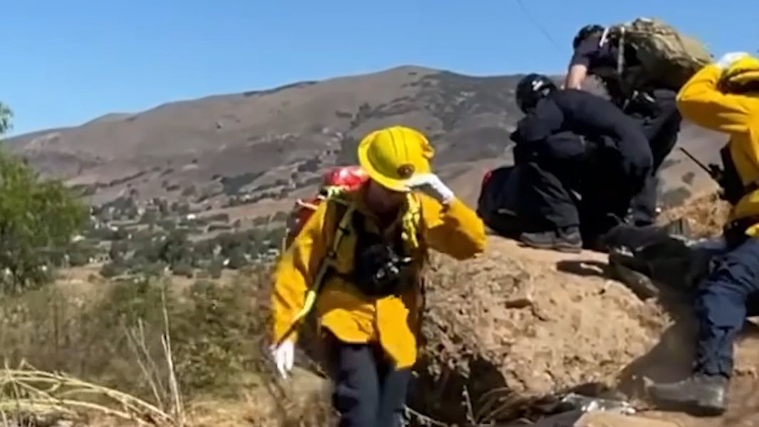 Video Shows San Luis Obispo Fire Department Rescues Injured Hiker from ...
