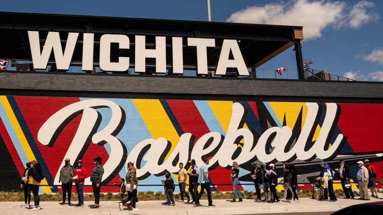 First game at downtown Wichita baseball stadium | Wichita Eagle