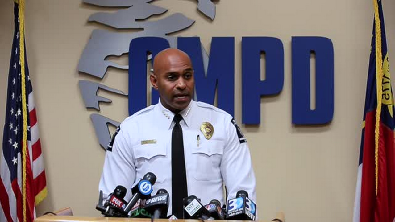 CMPD Chief Kerr Putney discusses the rash of shootings over Labor Day ...