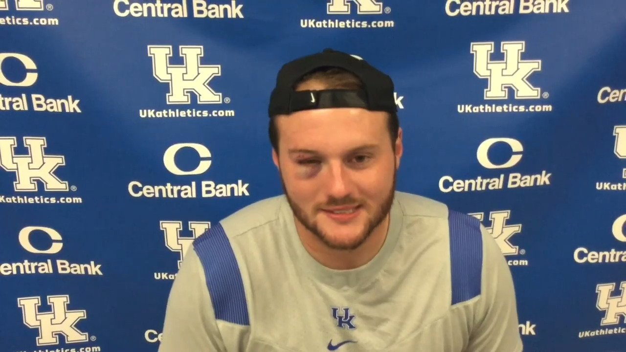 Kentucky football's Luke Fortner black eye against Florida | Lexington ...