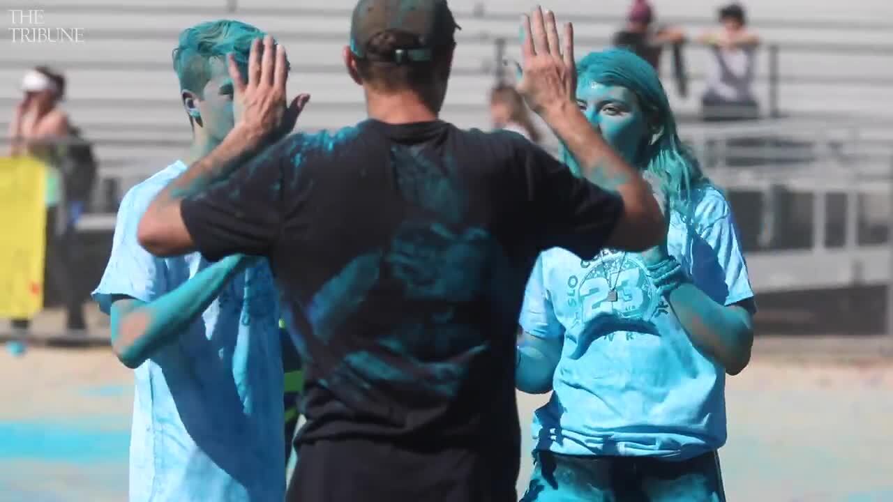 SLO Color Blast Fun Run at San Luis Obispo High School | Video | Fresno Bee