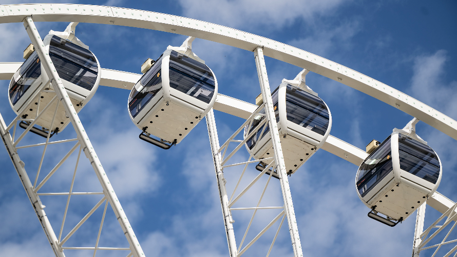 Watch as newly installed KC Wheel rotates for a test run (Video ...
