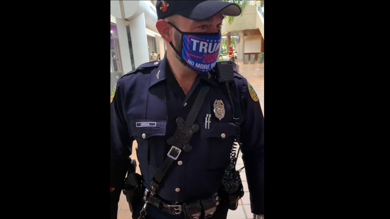 Miami cop spotted in uniform wearing “Trump” mask | Miami Herald