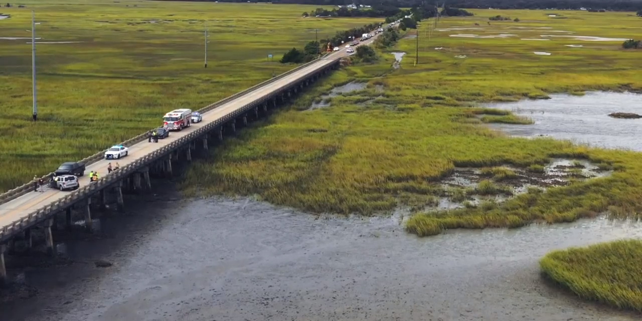 Drone shows DUI crash on Harbor Island bridge | Idaho Statesman