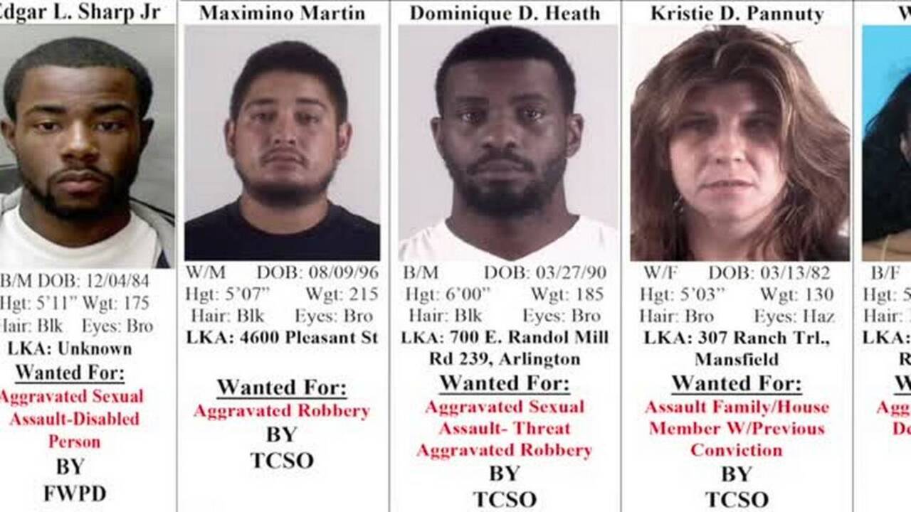 Crime Stoppers: Tarrant County's 10 Most Wanted Criminals, December 20 ...