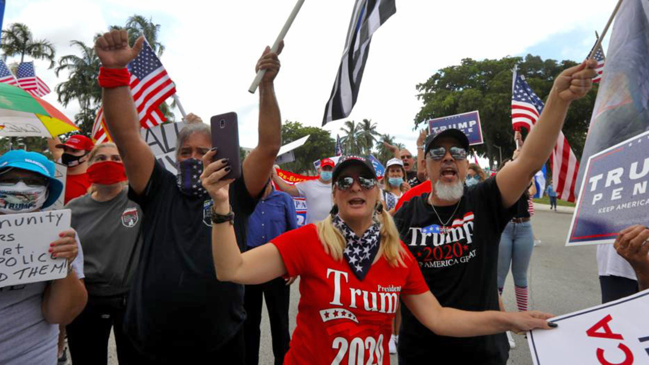 Trump supports hold rally in Miami Lakes | Miami Herald