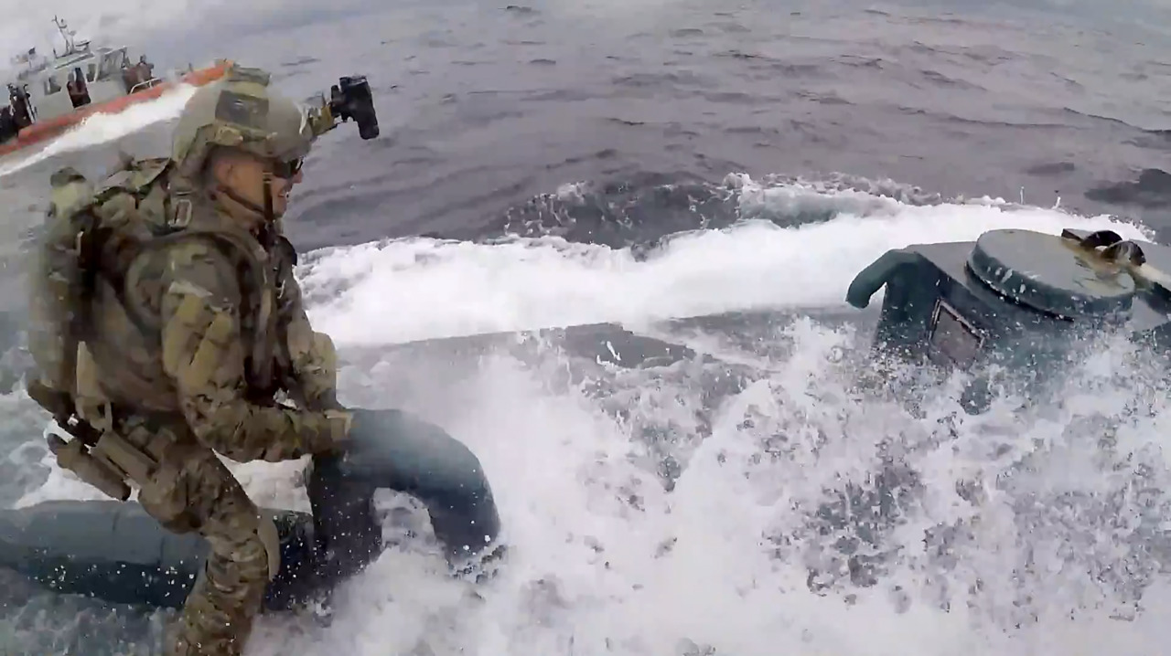 Coast Guard intercepts mini sub suspected of drug smuggling ...