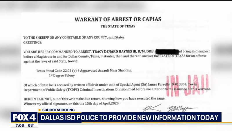 New details released about Dallas school shooting (Video) | Fort Worth ...