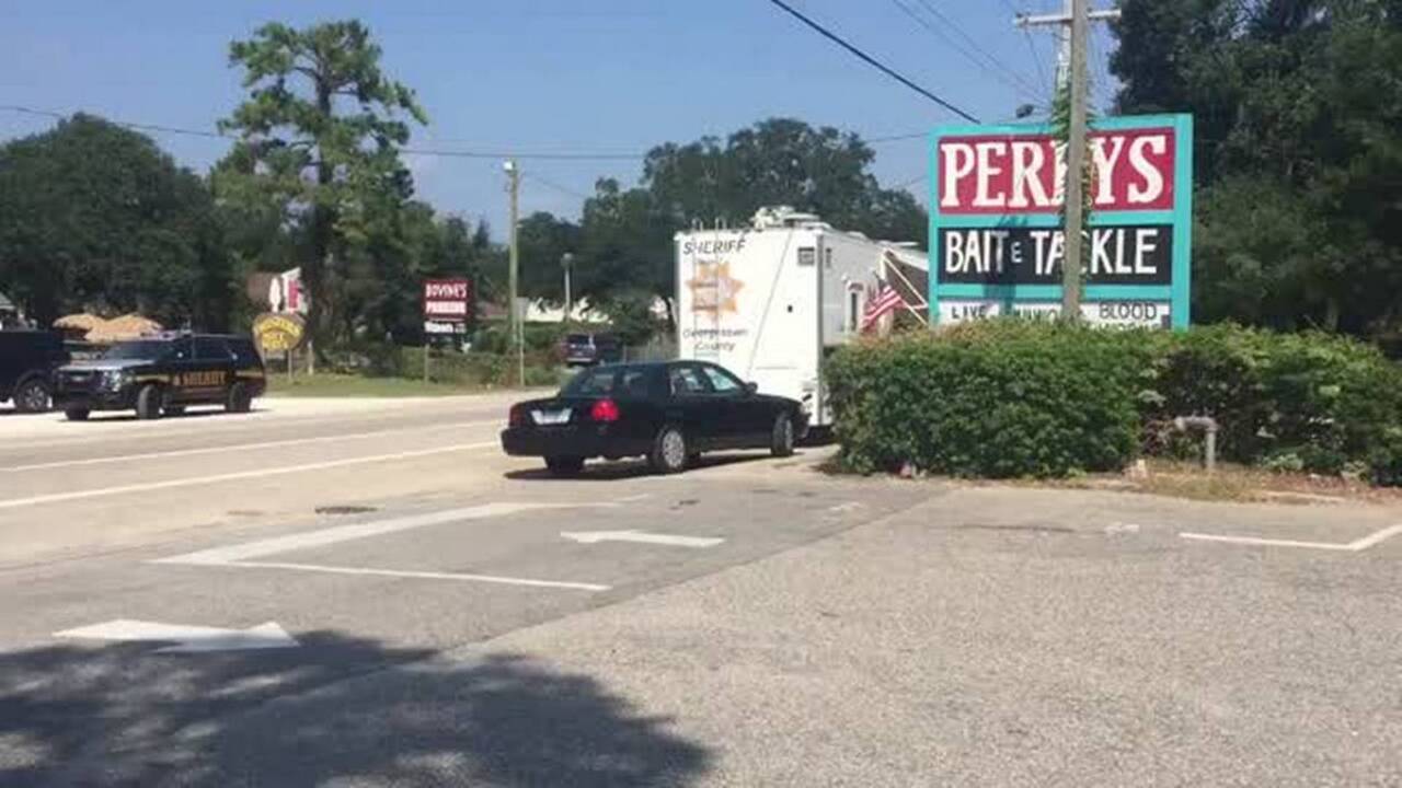 Crews on scene at Perry's Bait and Tackle | Kansas City Star