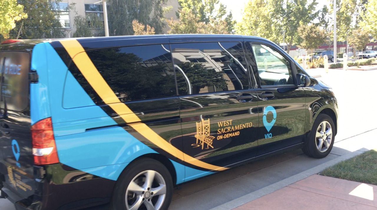 A ride share pilot program with Via in West Sacramento helps the young ...