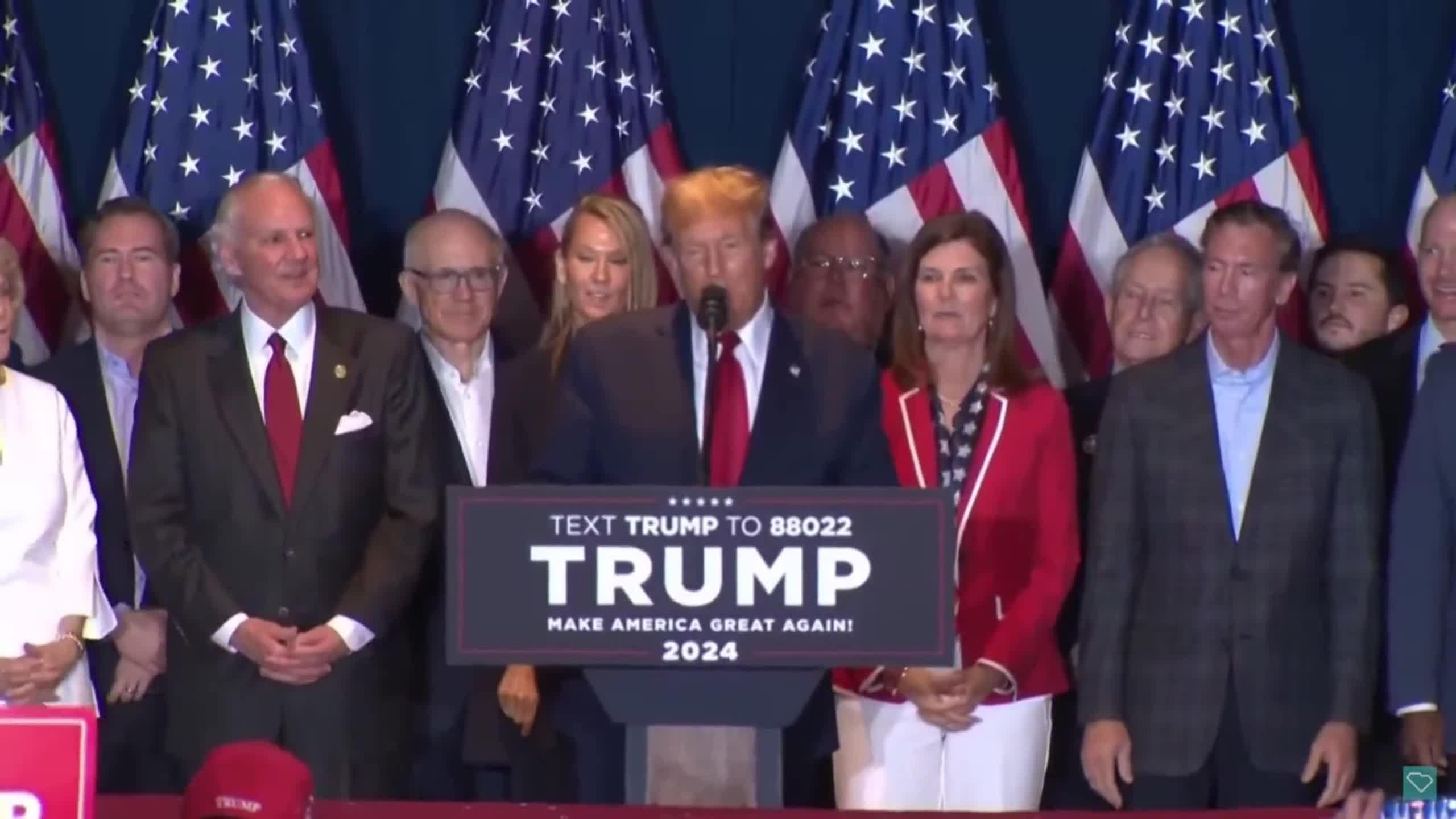 Trump's guest at his SC primary victory speech (Video) | The State