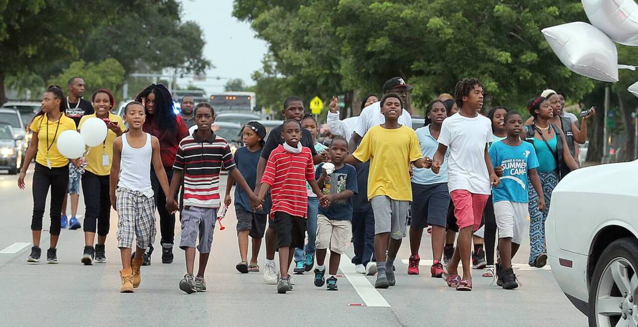 Peace walk honors slain 8-year-old Jada Page | Miami Herald