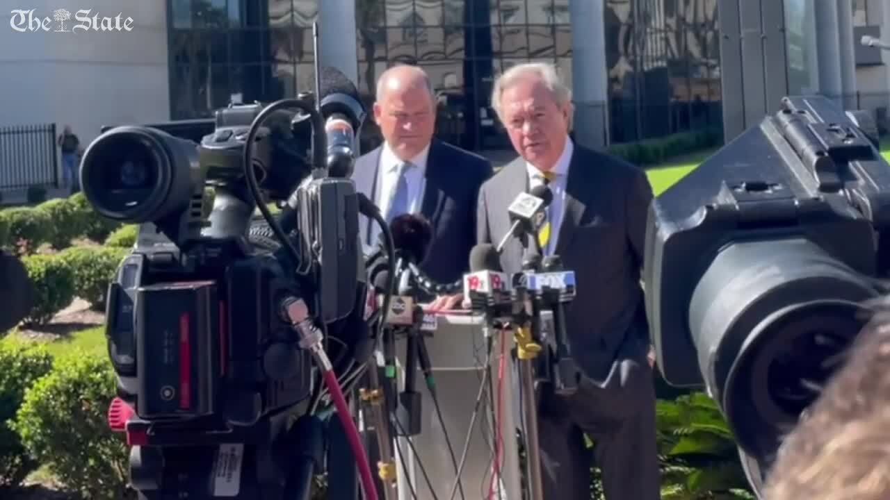 Video of Alex Murdaugh's lawyers after bond hearing | The State