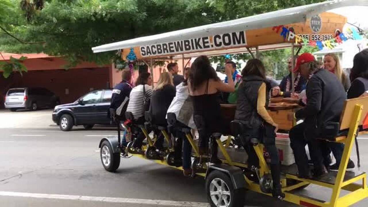 Sacramento council advances plan for drinking by beer bike riders ...