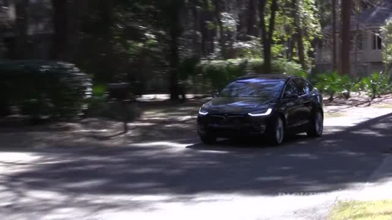 Video: New Tesla Model X has 'Batman doors'; Hilton Head man owns 1 of ...