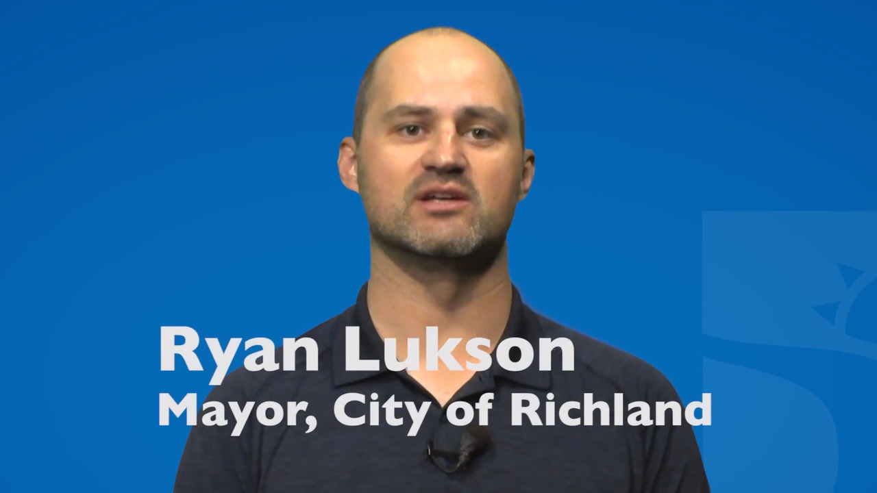 Mayor Ryan Lukson shares a message to Richland citizens regarding the ...
