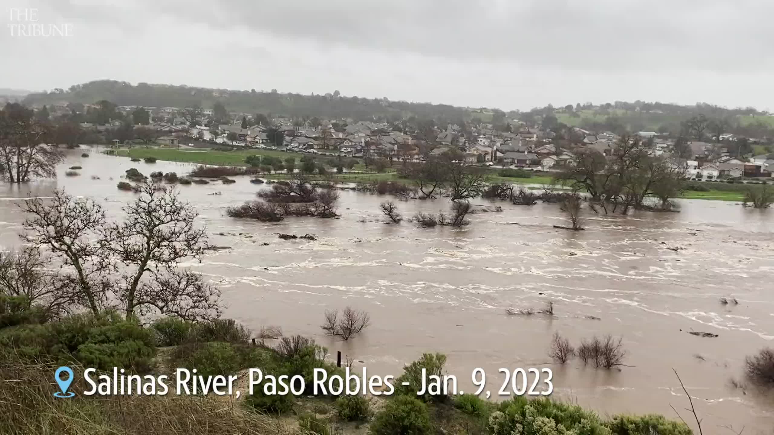 See the Salinas River flood in January and dry in September | San Luis ...
