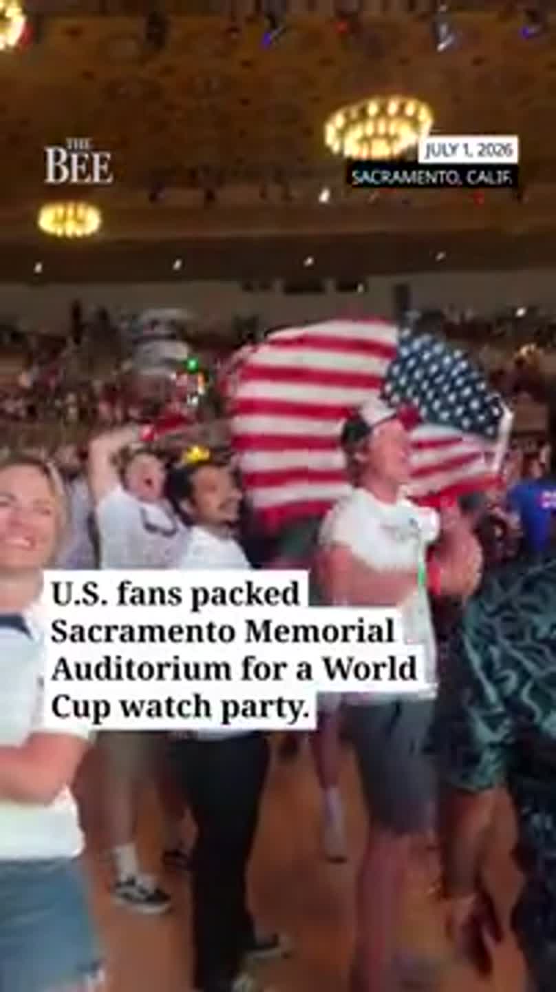 Sacramento fans show out for USA World Cup watch party (Video ...
