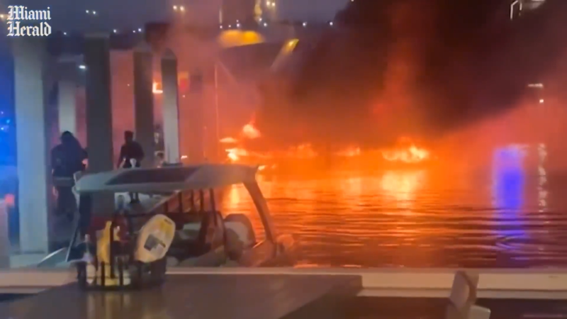 At least 5 injured after boat explodes at Fort Lauderdale marina, fire ...