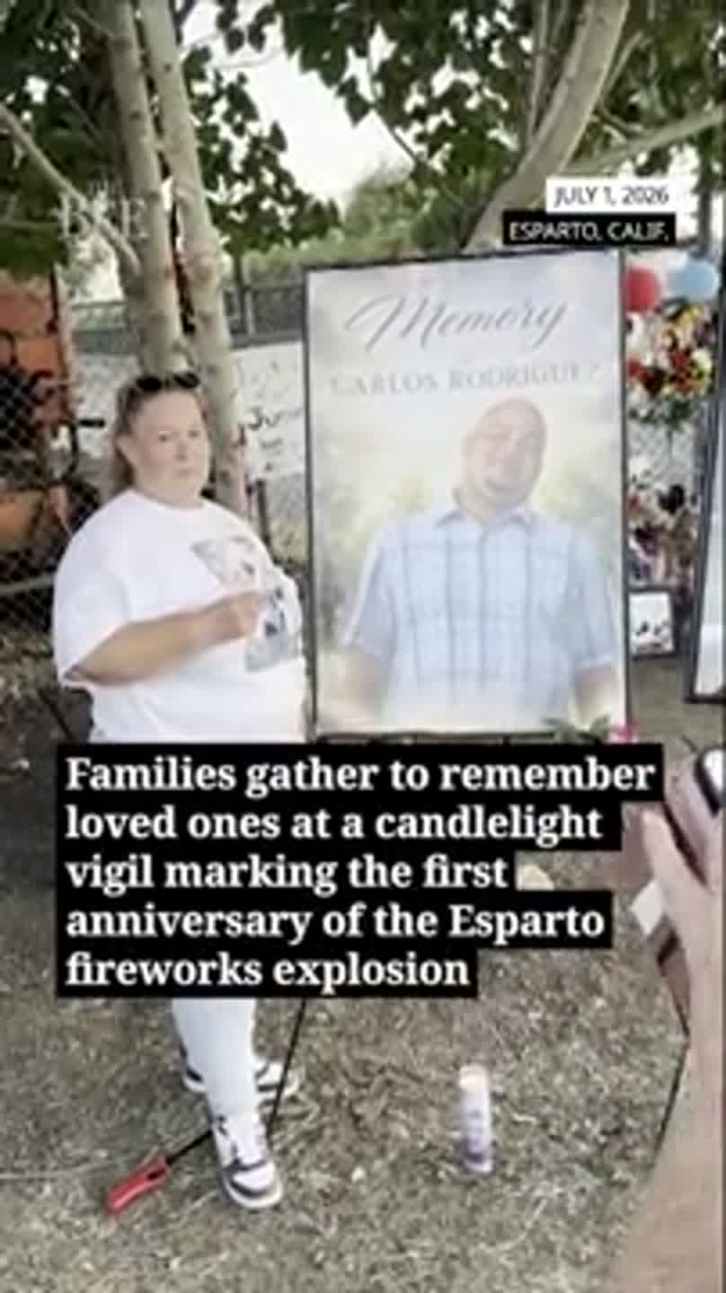 Families gather one year after Esparto fireworks explosion killed seven ...