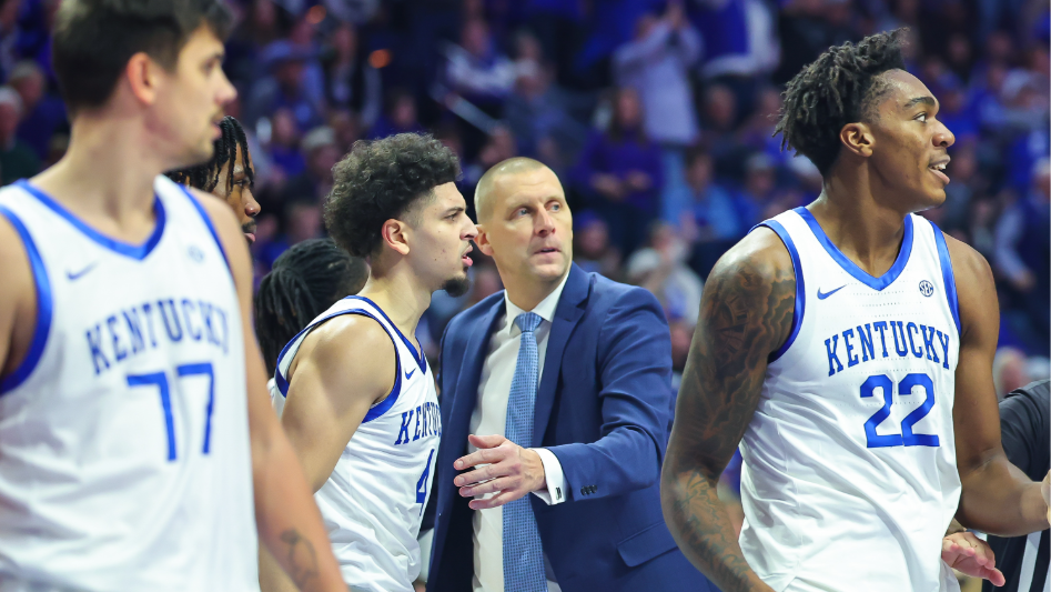 Kentucky basketball coach Mark Pope on beating Georgia State (Video ...