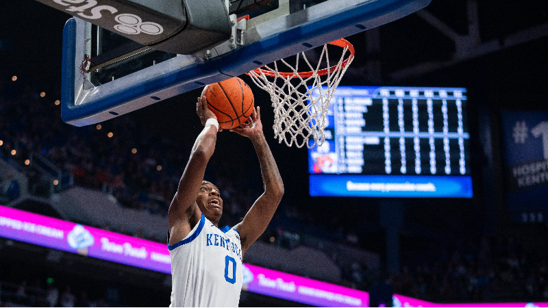 Kentucky basketball Rob Dillingham on exhibition win (Video ...