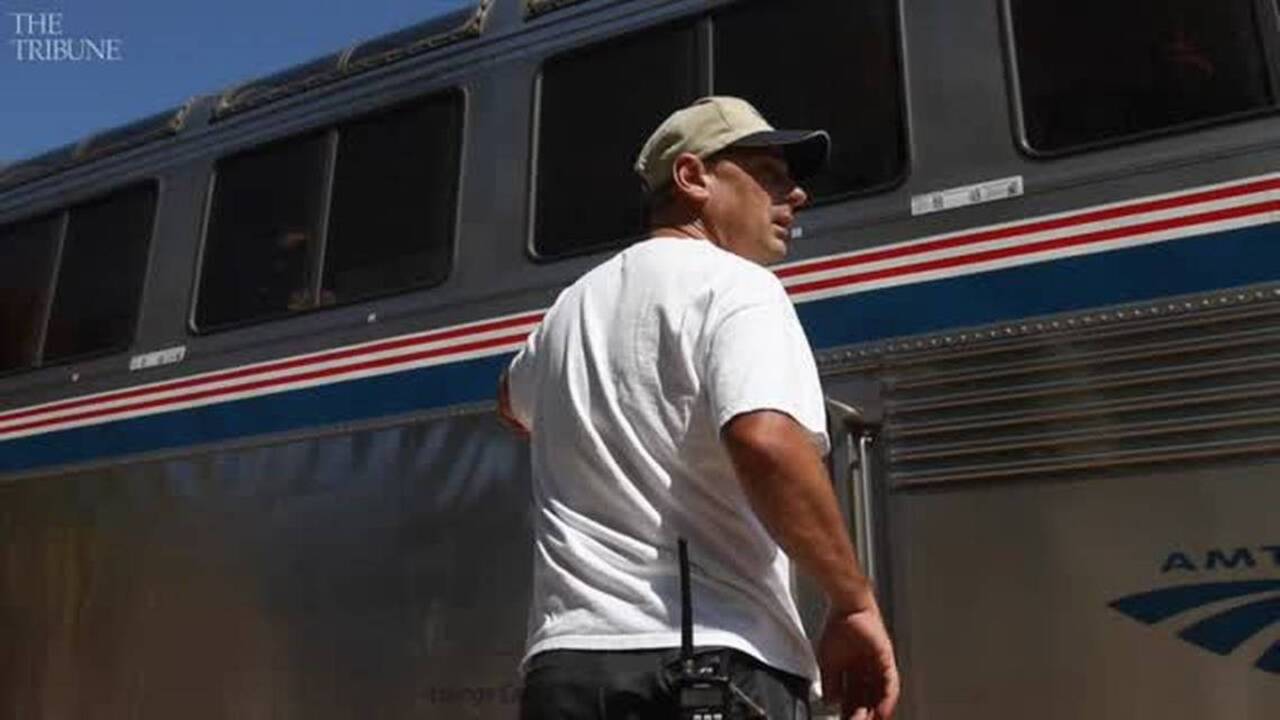 Autistic SLO train lover is familiar greeter at Amtrak station | Kansas ...