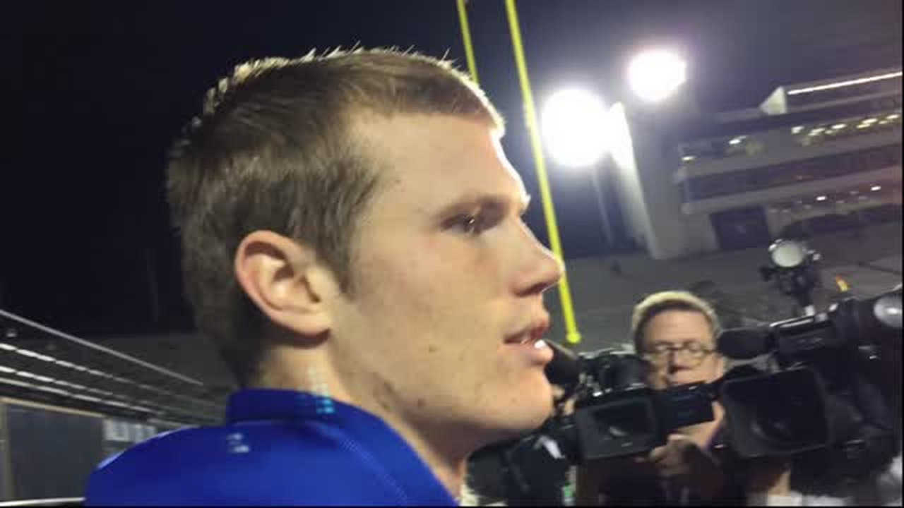 Drew Barker On His TD and Pick-6 | Lexington Herald Leader