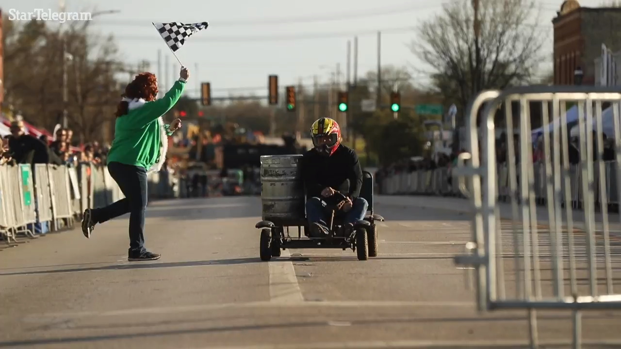 Go-karts with beer kegs attached race in North Texas town | Fort Worth ...