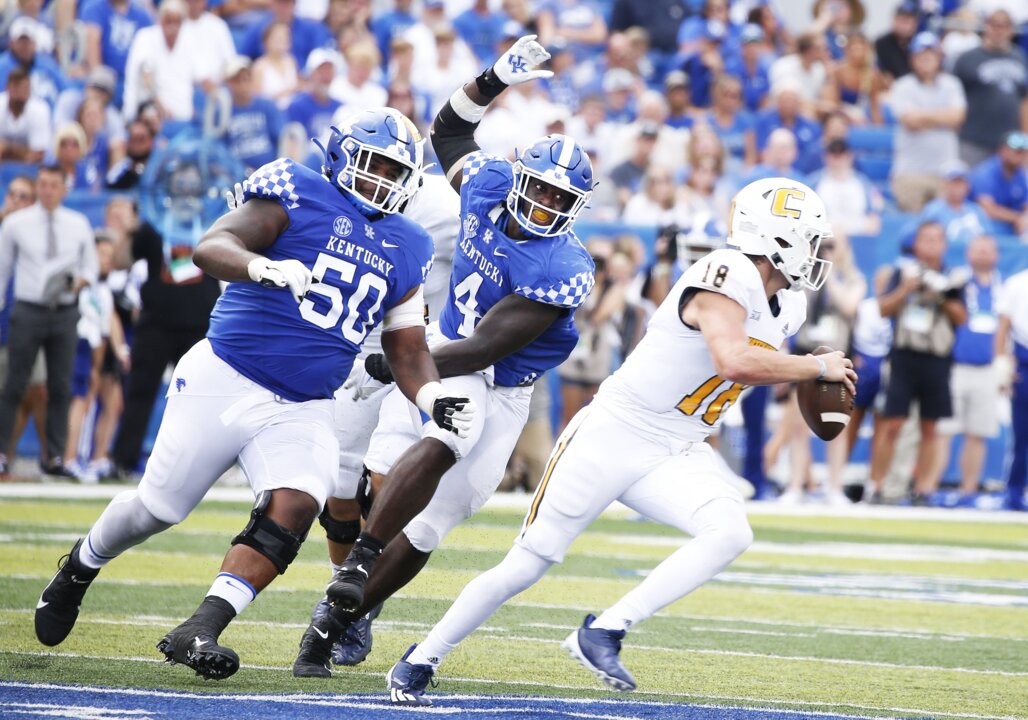Kentucky football defensive lineman Marquan McCall praised | Lexington ...